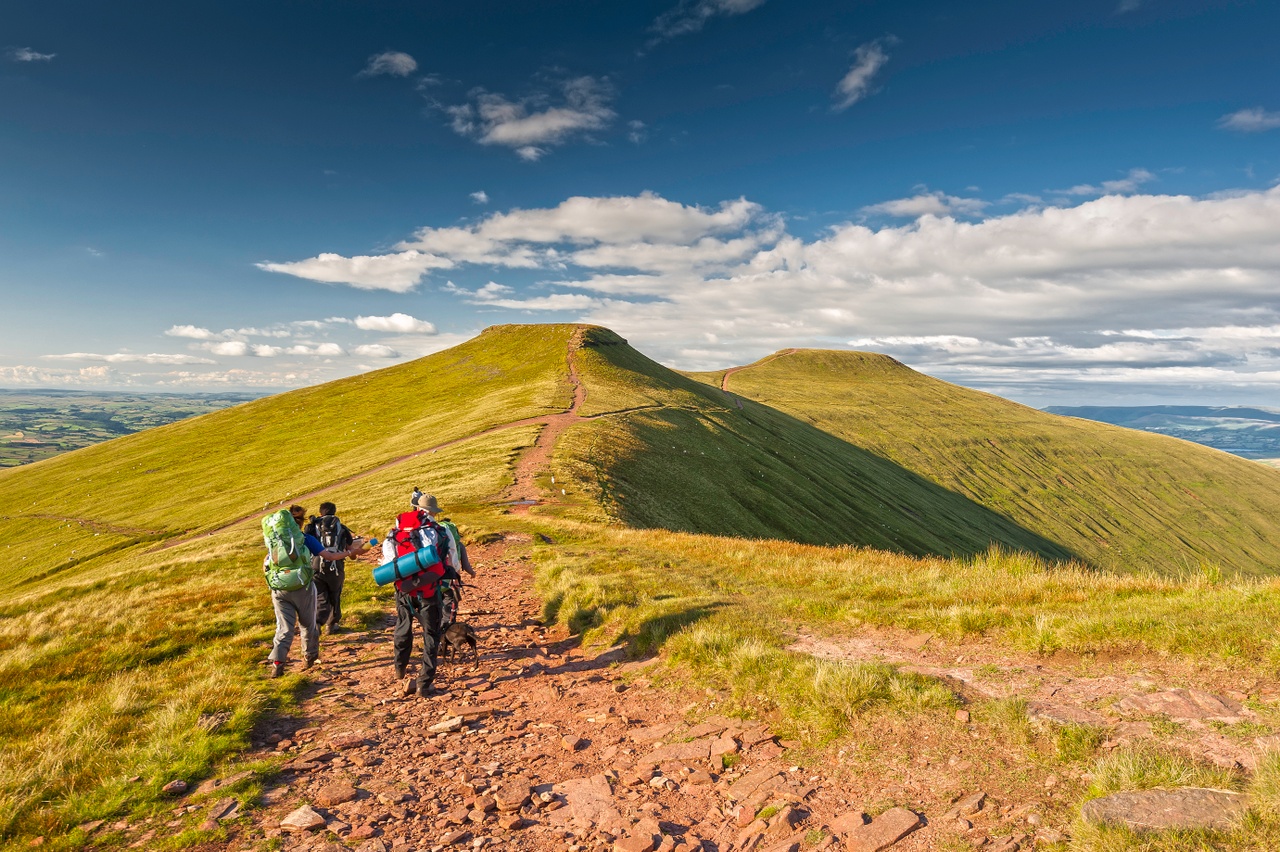 Cwm Llwch from Cwm Gwdi walk - Brecon Beacons National Park, Wales